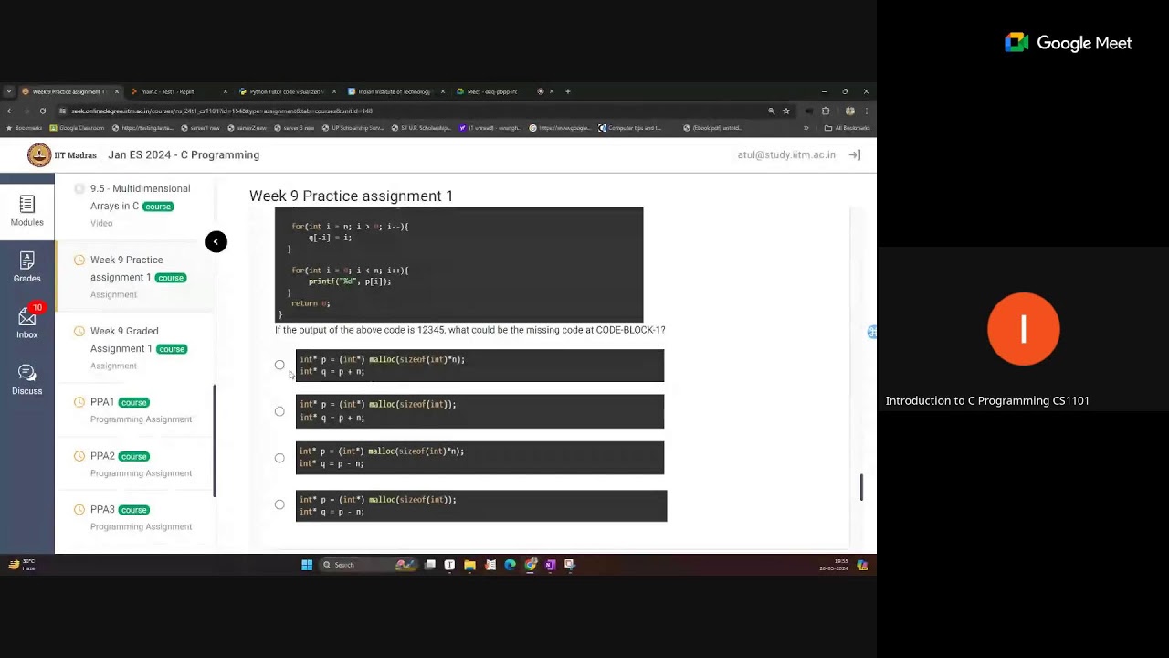 Week 9 Practice Programming Assignment