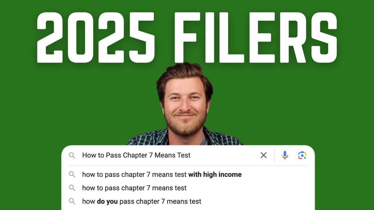 How to Pass the Chapter 7 Bankruptcy Means Test (For 2025 Filers)