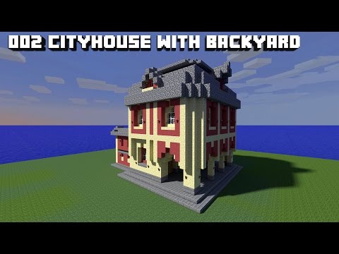 Let's Build 002: Cityhouse with backyard Minecraft Project
