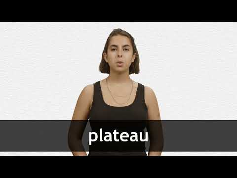 How to pronounce PLATEAU in French