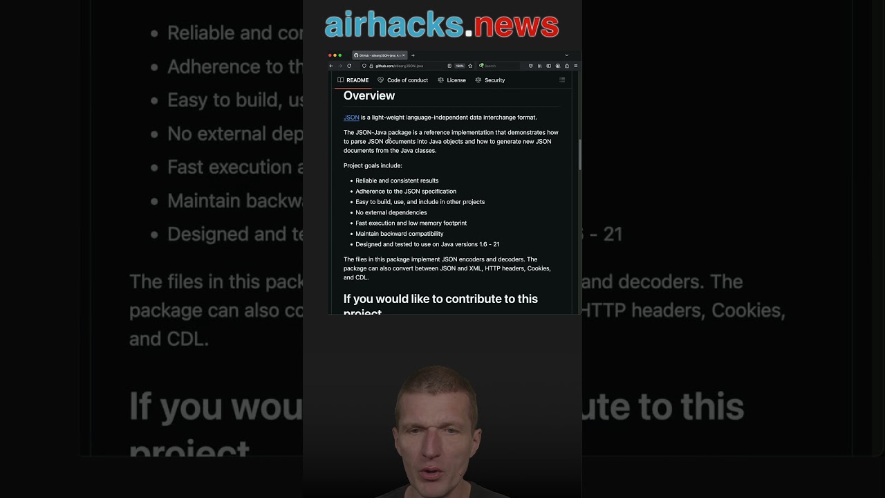 Build org.json in ~700ms with zb #java #shorts #coding #airhacks
