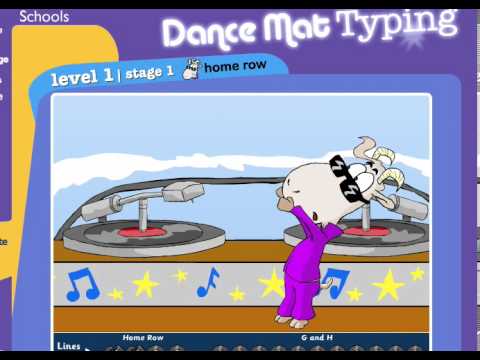 DanceMat Typing