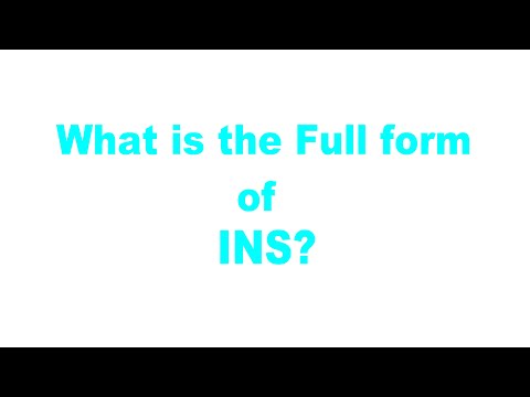 What is the Full form of INS?