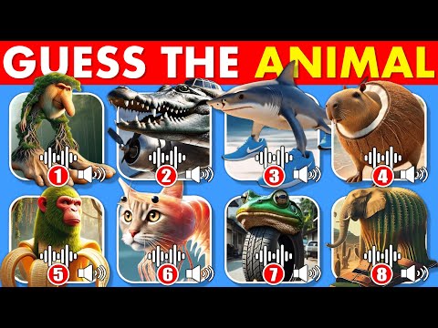 Guess The ITALIAN BRAINROT AI Animals Memes Part 1 | Bombardiro Crocodilo, Tralalero Tralala