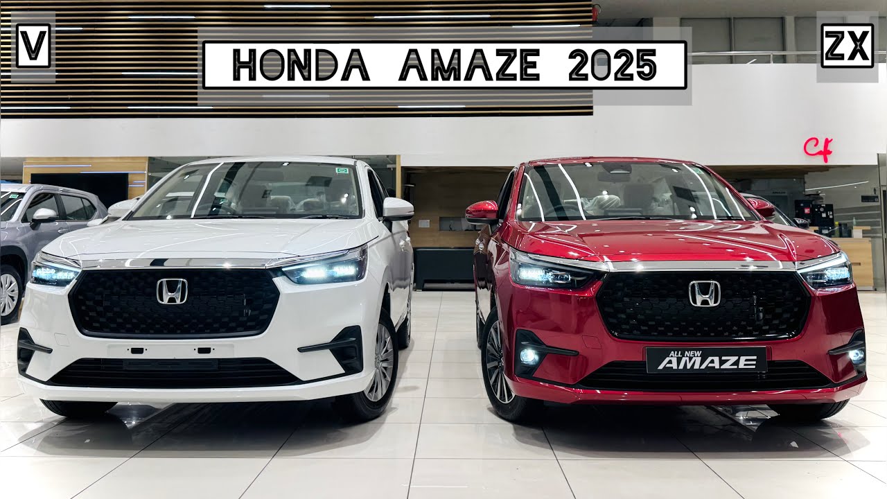 New Honda Amaze 2025 🔥 Base vs Top | Amaze V vs Amaze ZX | 2 Lakh price difference - SAVE YOUR MONEY