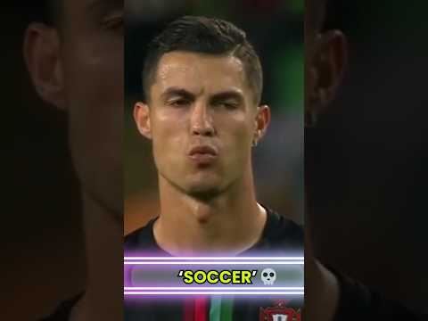Ronaldo’s Face When You Call It Soccer 😂 | Funny Sound Effects #Shorts