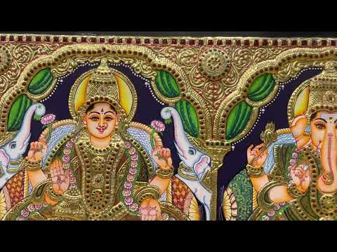 POOJA SET TRADITIONAL TANJORE PAINTING | WHATSAPP / CALL: 6383884488 | BALAJI TANJORE ART GALLERY