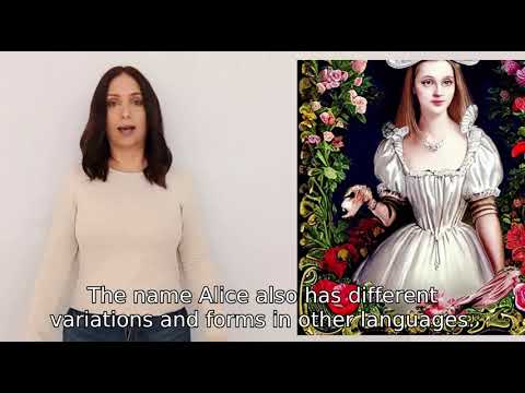 Alice, what does the name Alice mean?
