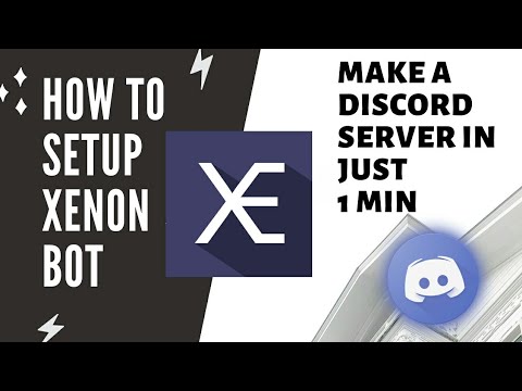 How to setup a Discord server in 1 min | Using xenon bot discord | very easily on PC