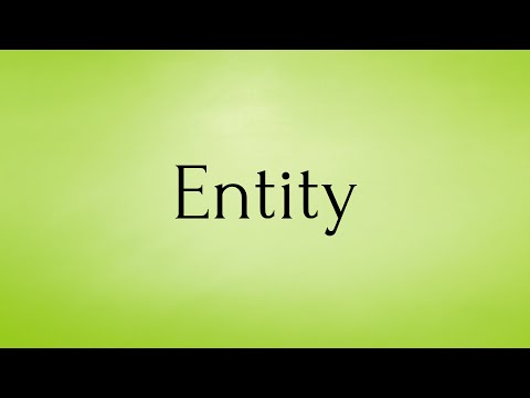 Entity | Entity Meaning | Pronunciation of Entity | Entity β English Word of the Day
