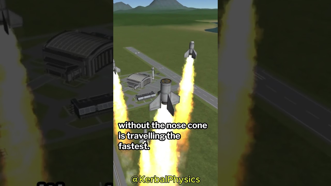How important are nose cones in Kerbal Space Program?  #kerbalspaceprogram #space