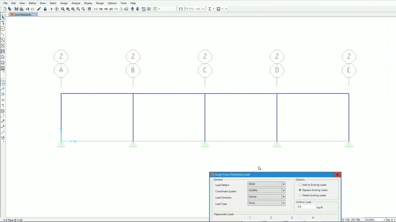 Direct Analysis Method  SAP2000 Analysis Part
