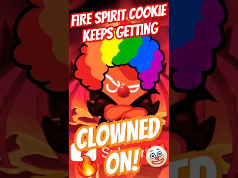 Fire Spirit Cookie Is The Most CLOWNED ON Legendary! #Shorts #CookieRun #FireSpiritCookie #CRK #CROB