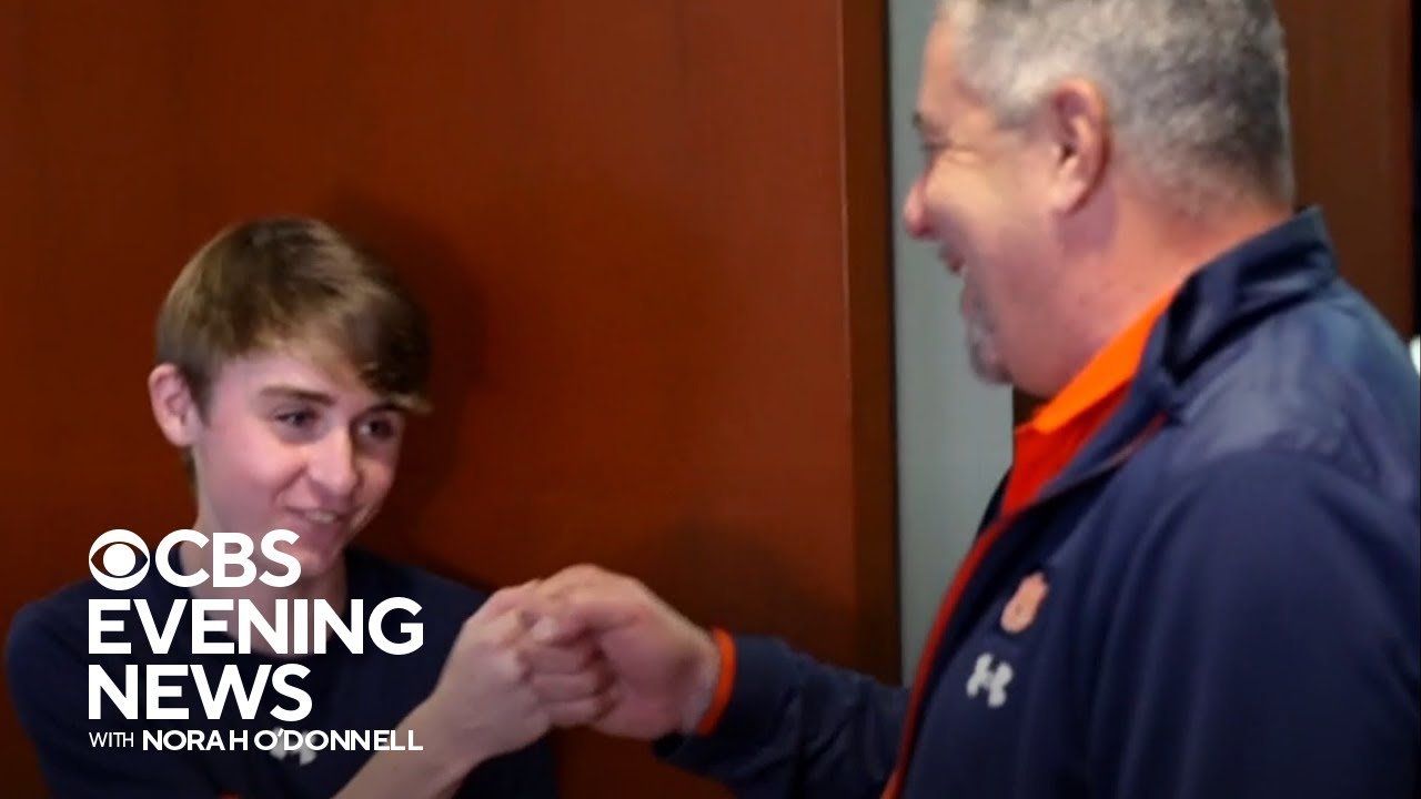 How a student's friendship with Auburn coach Bruce Pearl gave him the strength to beat leukemia