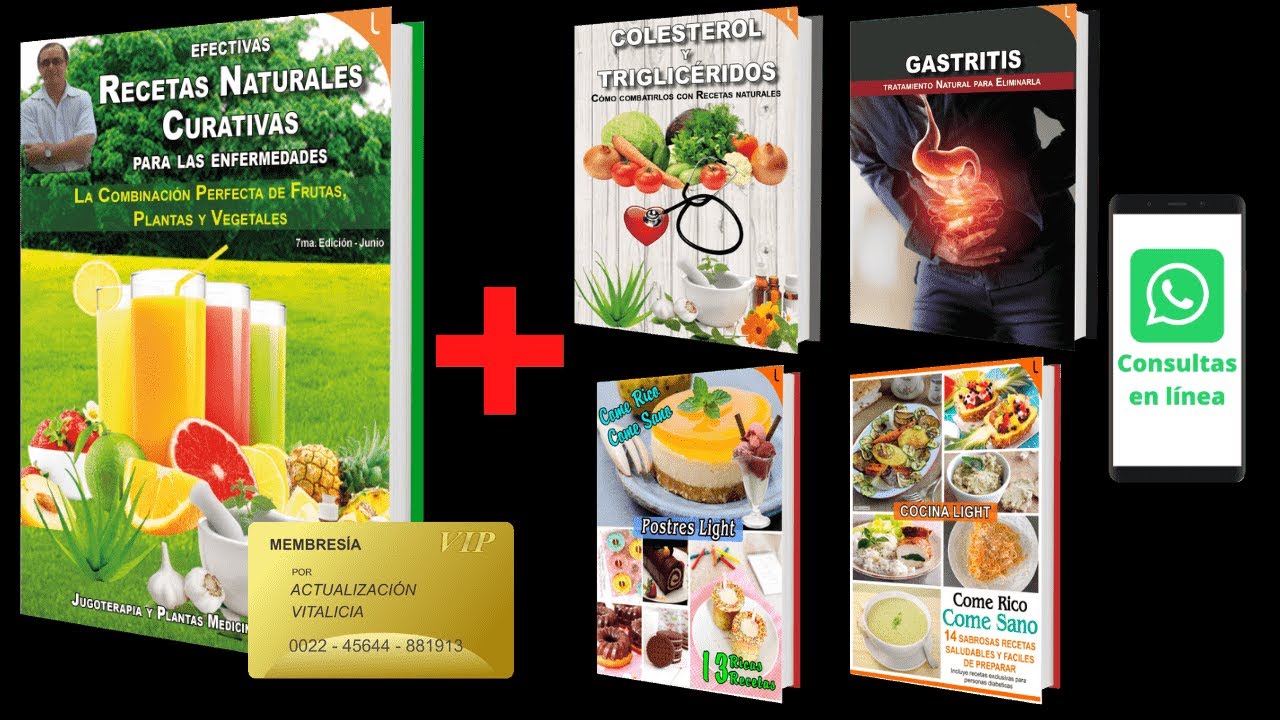 Recetas Naturales Curativas PDF LIBRO La Combinación de Frutas Plantas y Verduras - Libro PDF