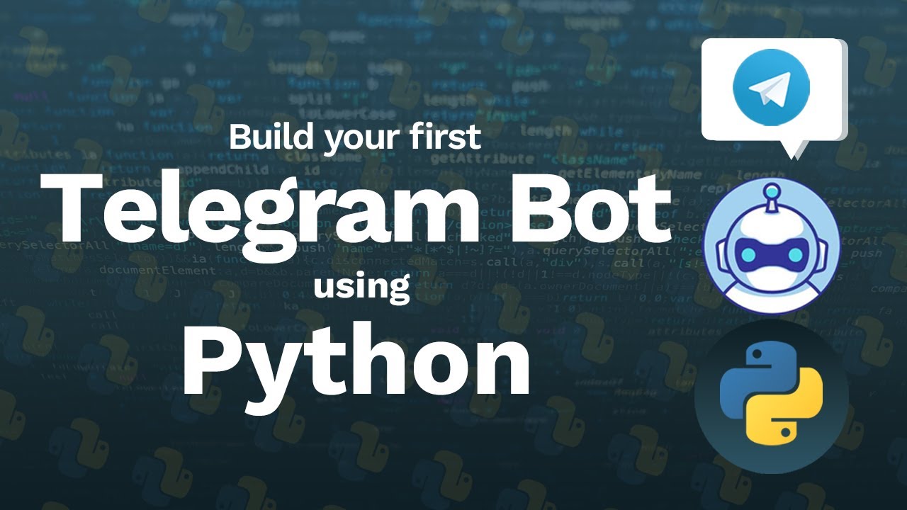 Build your first telegram bot using python #python #telegrambot #telegram #pythonprogramming