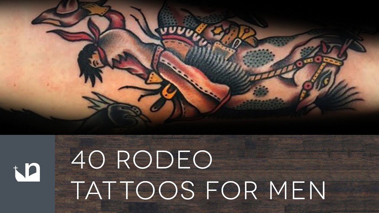 40 Rodeo Tattoos For Men