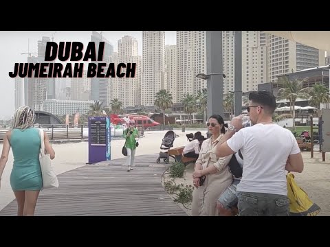 🇦🇪 JUMEIRAH BEACH IN DUBAI 2022  [WALK TOUR]