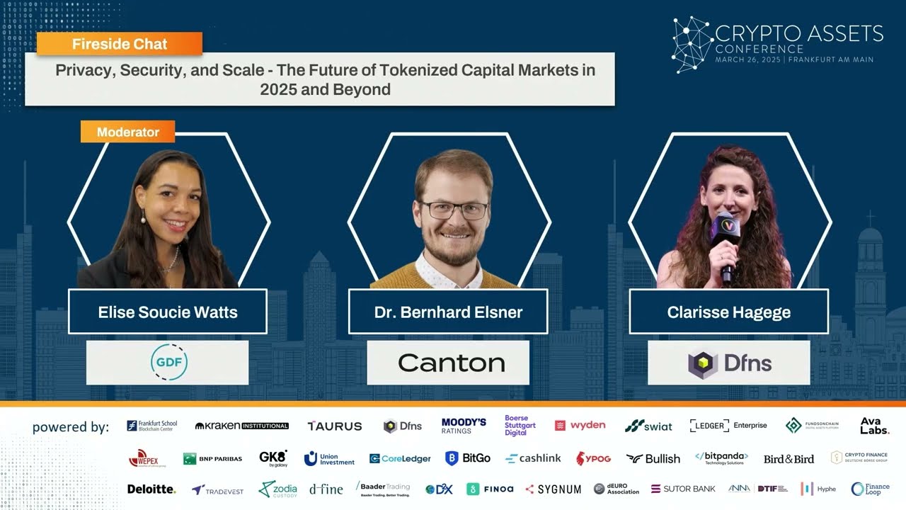 CAC25A - Privacy, Security & Scale: Future of Tokenized Capital Markets (Fireside Chat)