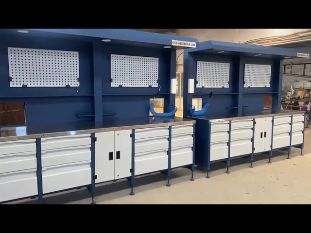 Work Table - M S Sheet Metal Assembly Lines Work Table Manufacturer ...