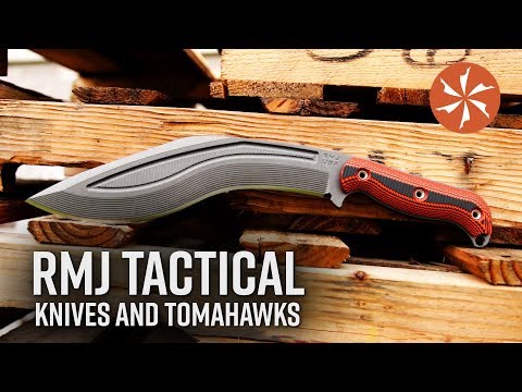 RMJ Tactical Knives and Tomahawk Available at KnifeCenter.com