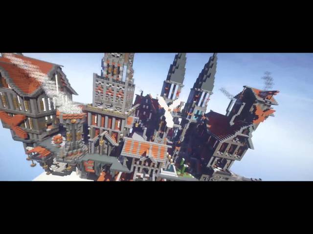 Flying Steampunk City / Ship Minecraft Map