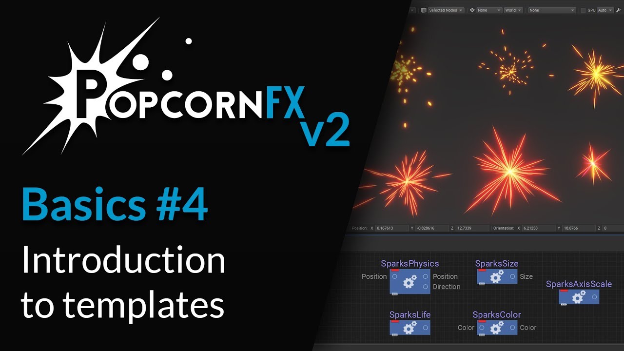 PopcornFX Basics - Tutorial #4: Introduction to templates