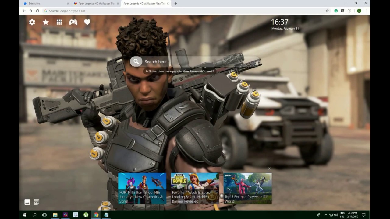Great Apex Legends HD Wallpaper Theme For Chrome