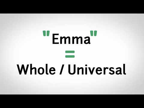 What Does Emma Mean?