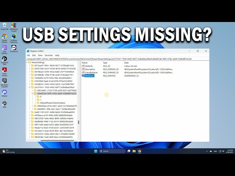 How To Fix USB Settings Missing from Advanced Power Settings under Power Options in Windows 10 & 11