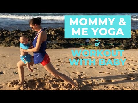 10 Minute Workout with Baby | Mommy and Me Yoga and Songs (6-18 Months)