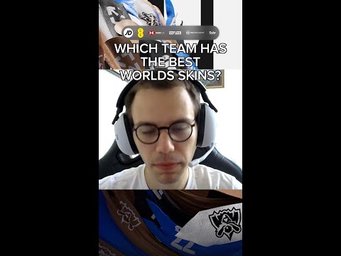 Which team has the best Worlds skins? đŸ‘€ #lolesports