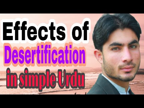 Effects of desertification class 9th biology in Urdu