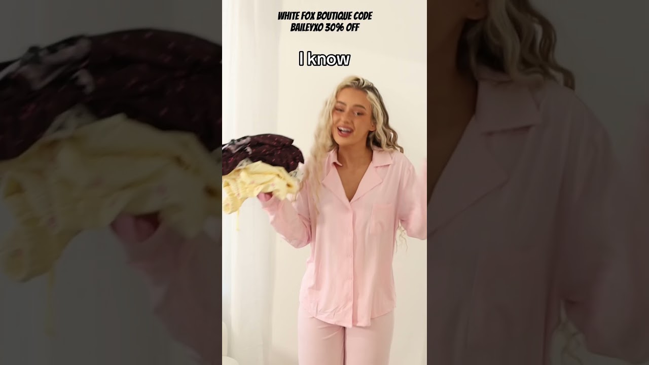 White fox boutique discount code BAILEYXOYT 30% off cozy pajamas #holidayoutfit #whitefoxboutique