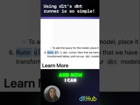 dlt dbt runner (Workshop: Python ELT with dlt from Zero to hero)