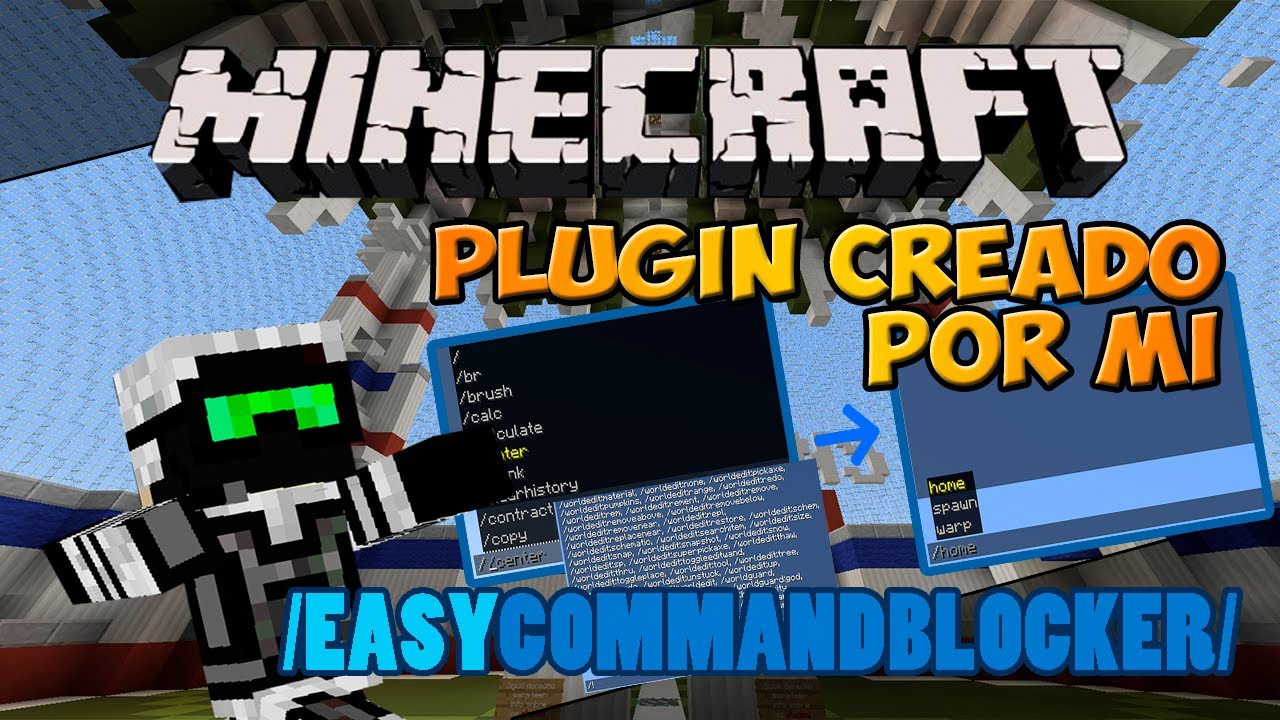 PLUGIN de Minecraft Creado por Mi! - EASYCOMMANDBLOCKER (Bloquea Comandos y el /TAB!)