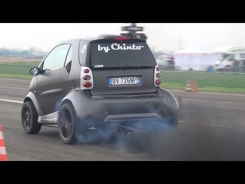 smart fortwo Dragster Has 1.9 TDI Engine Swap and 230 HP - autoevolution