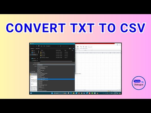 How to Convert TXT to CSV