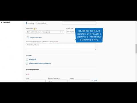 obsługa e-skierowania uzdrowiskowego w statusie "do uzupełnienia" w aplikacji Gabinet.gov