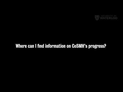 Where can I find information on CoSMH's progress?