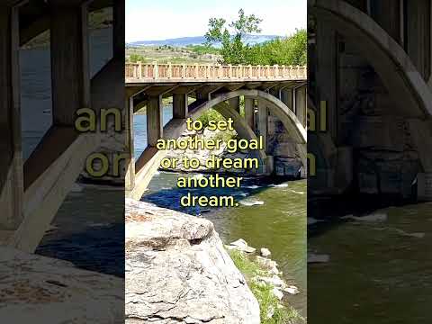 Crossing over#bridge #successquotes