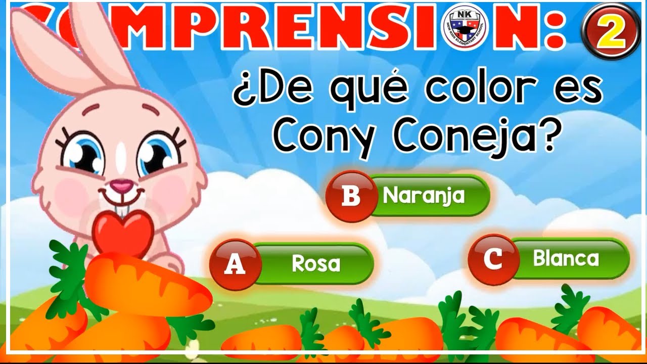 Comprensión Lectora CONY CONEJA