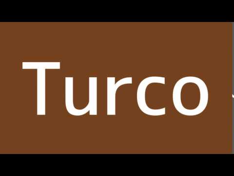 How to say Turkish in Spanish