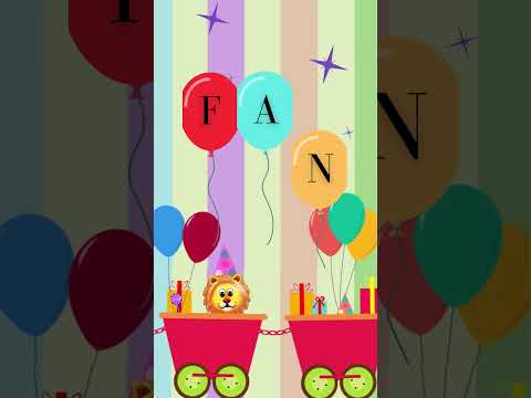 Sound Out Loud Reading Three Letter Words Ending In - an | #reading #soundout #shorts