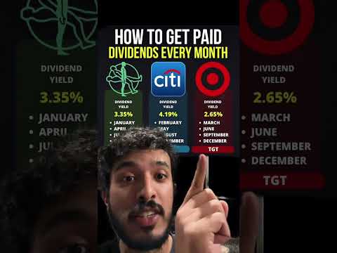 How to get dividends every single month (Best Dividend Stocks)