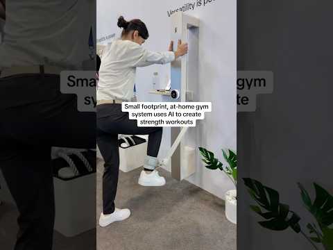 Amp Smart Home Gym System with AI Workout Programs and Auto Resistance Adjustment #smartfitness