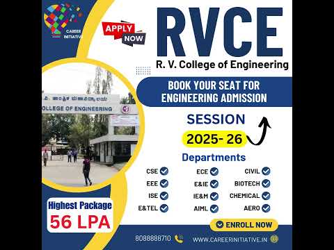 RV College of Engineering Admission 2025: Fees, Eligibility, Dates & Selection Process#rvce#comedk