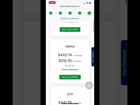 How to compare your green slip price…, green slip price check, www.green slips.nsw.gov.au