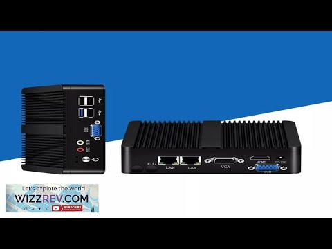 J1900 4 Core Fanless Embedded Micro Computer Industrial Mini PC 8G RAM+128G SSD Review